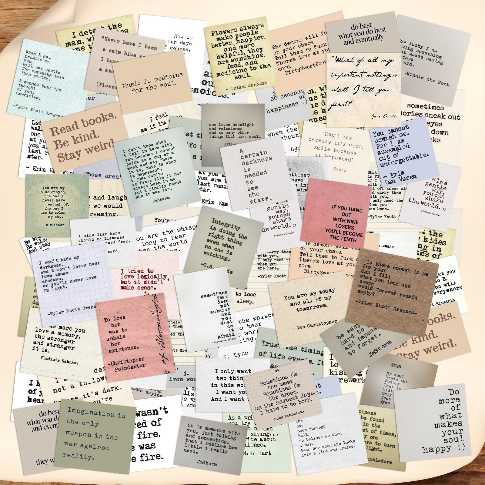 Amazon.com: SIXWOLF 240 Piece Inspirational Quote Stickers, Vintage ...