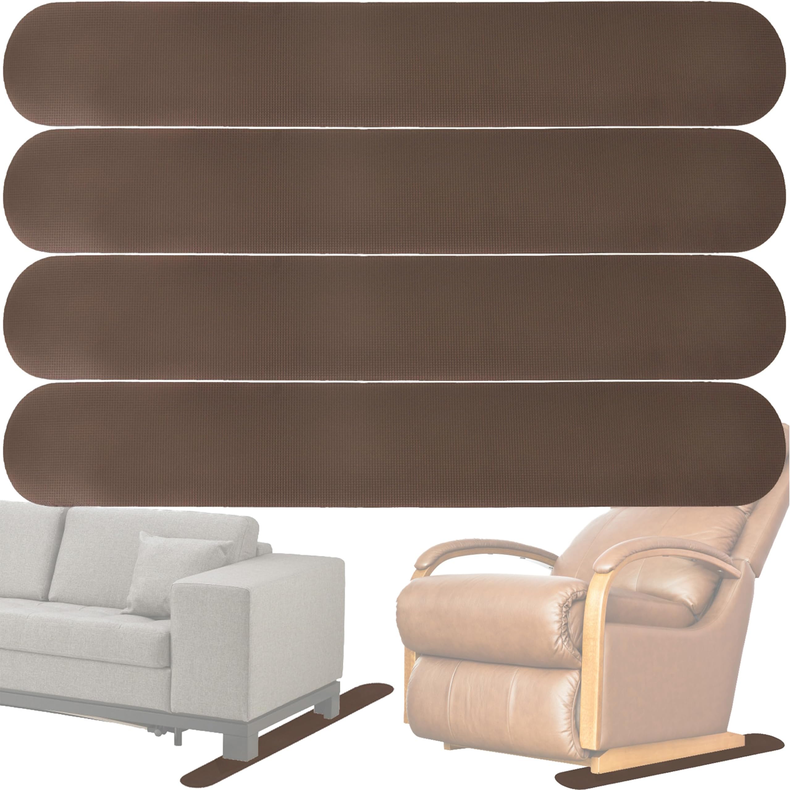 4 Pack Anti-Slip Furniture Rail Pads for Recliners,Sofa,couches ...