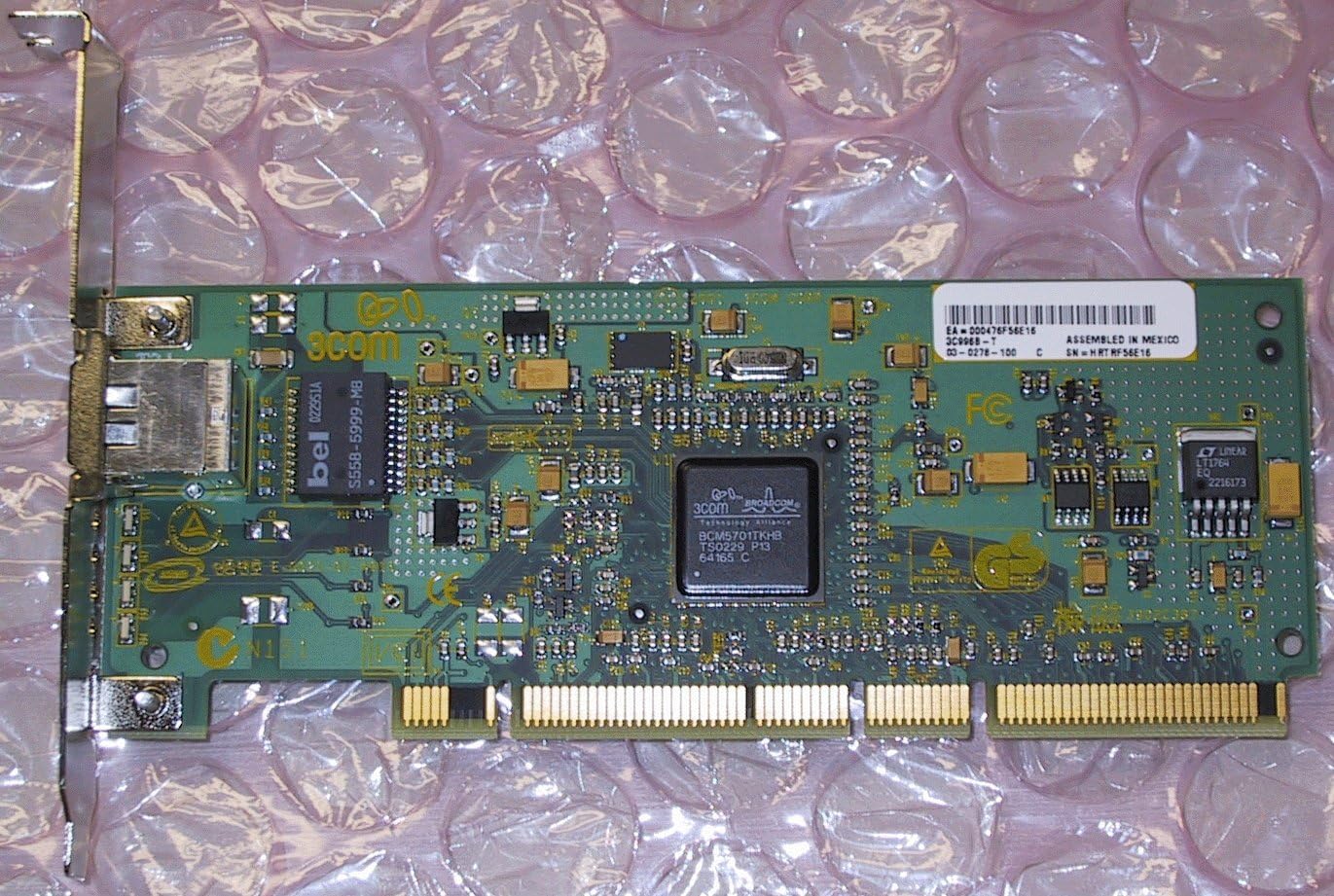 Amazon.com: 3COM 3C996B-T 10/100/1000 ETHERNET Card GIGABIT : Electronics