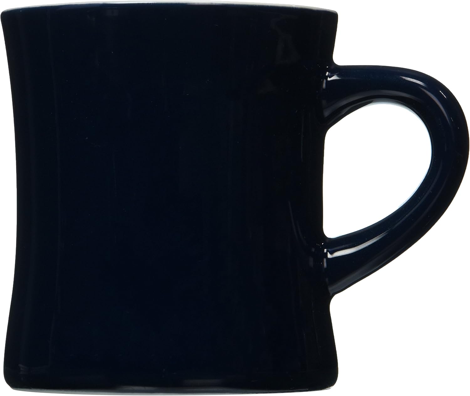 Amazon.com | Abbott Collection Avenue Diner Look Porcelain Mug, Blue ...