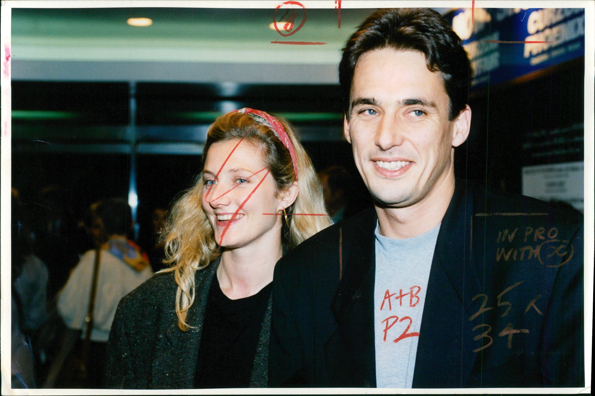 Tim Bevan And Joely Richardson