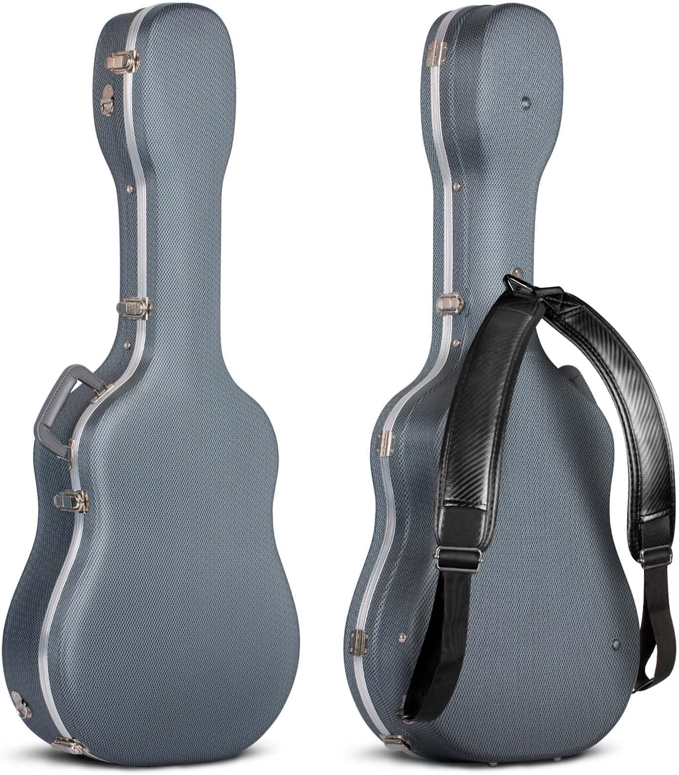 Amazon.com: Gator Cases Hard-Shell Wood Case for 6 or 12 String ...