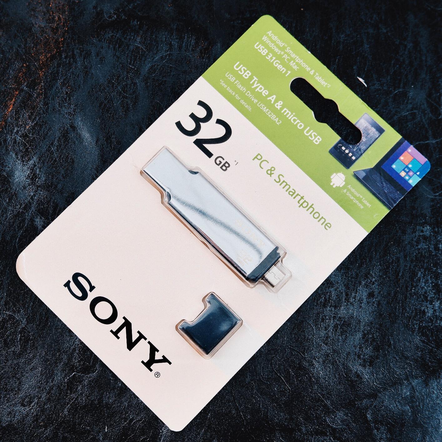 Sony USM32BA2 OTG 32GB Pen Drive (Silver) : Amazon.in: Electronics