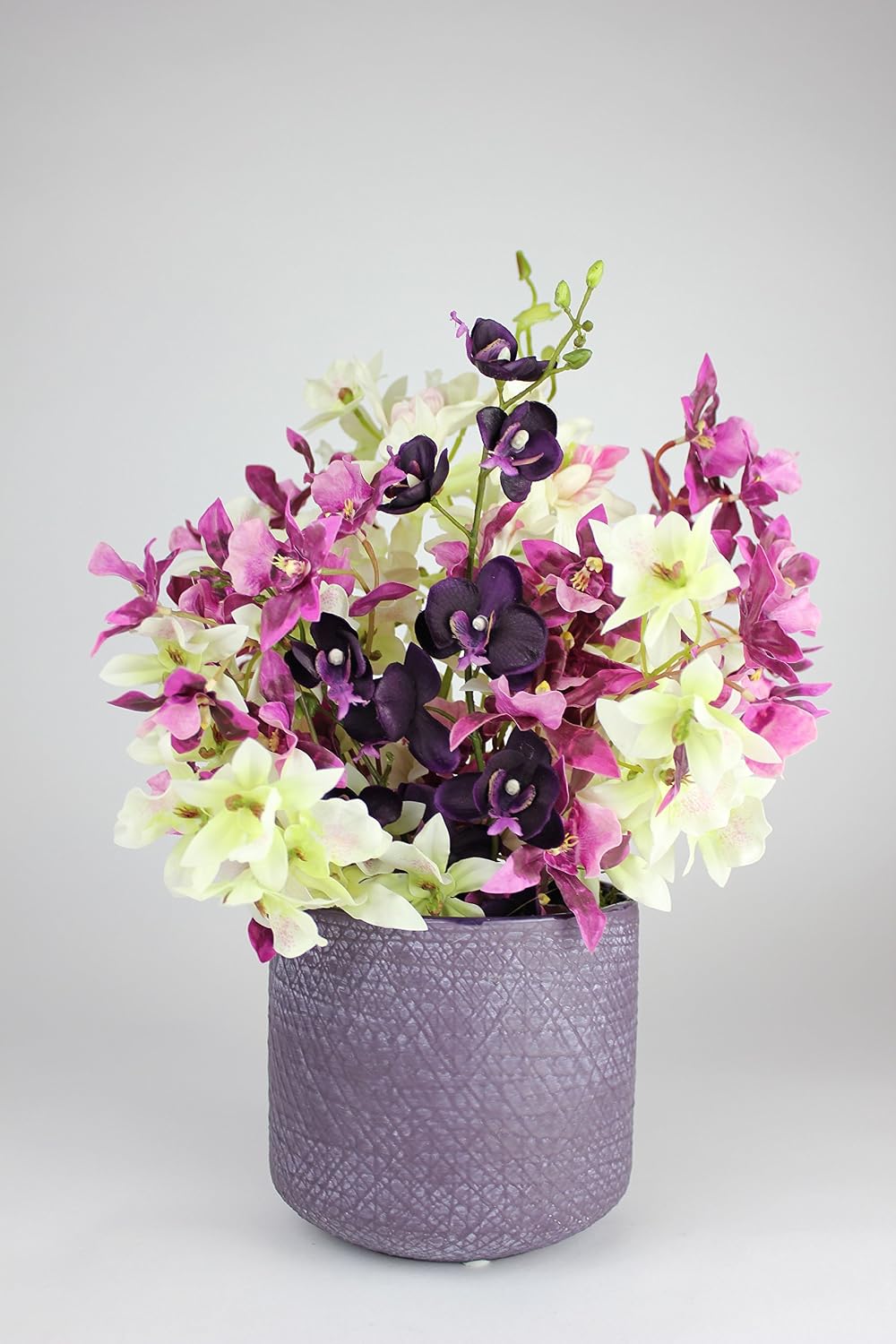 Amazon.com: 14 inch Battery Operated Illuminated Purple Orchid ...
