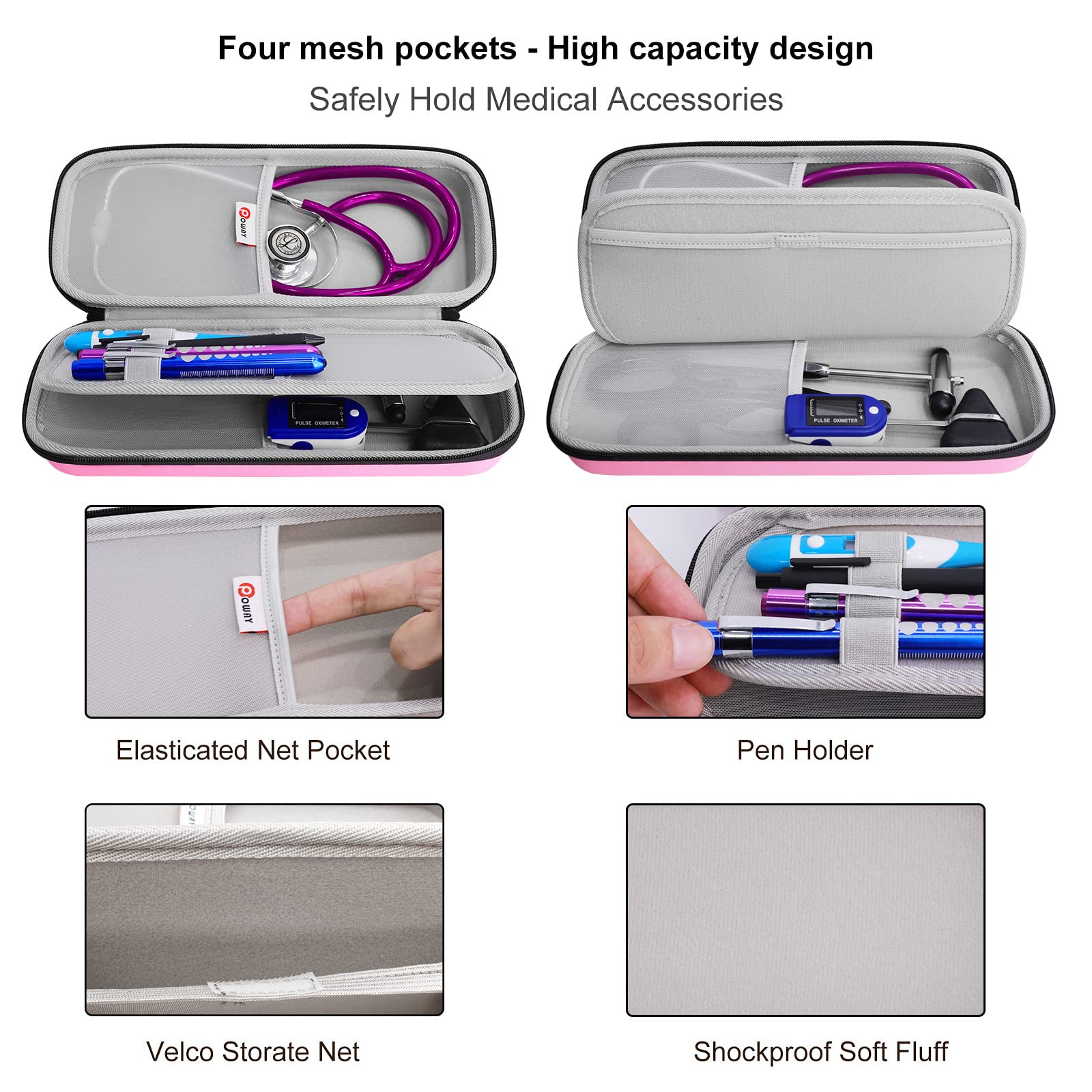 Snapklik.com : 2023 NEWOpoway Stethoscope Carrying Case, Stethoscope ...
