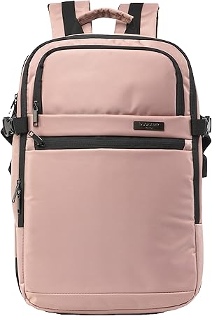 Amazon.com | Duchamp Getaway Expandable Carry-On Backpack Suitcase (Tan ...