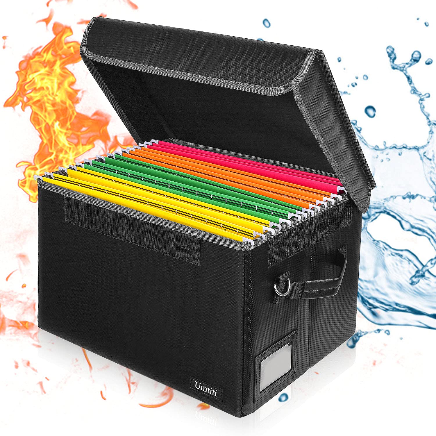 Buy Umtiti Fireproof Box-Waterproof Fireproof Document Box with Lid ...