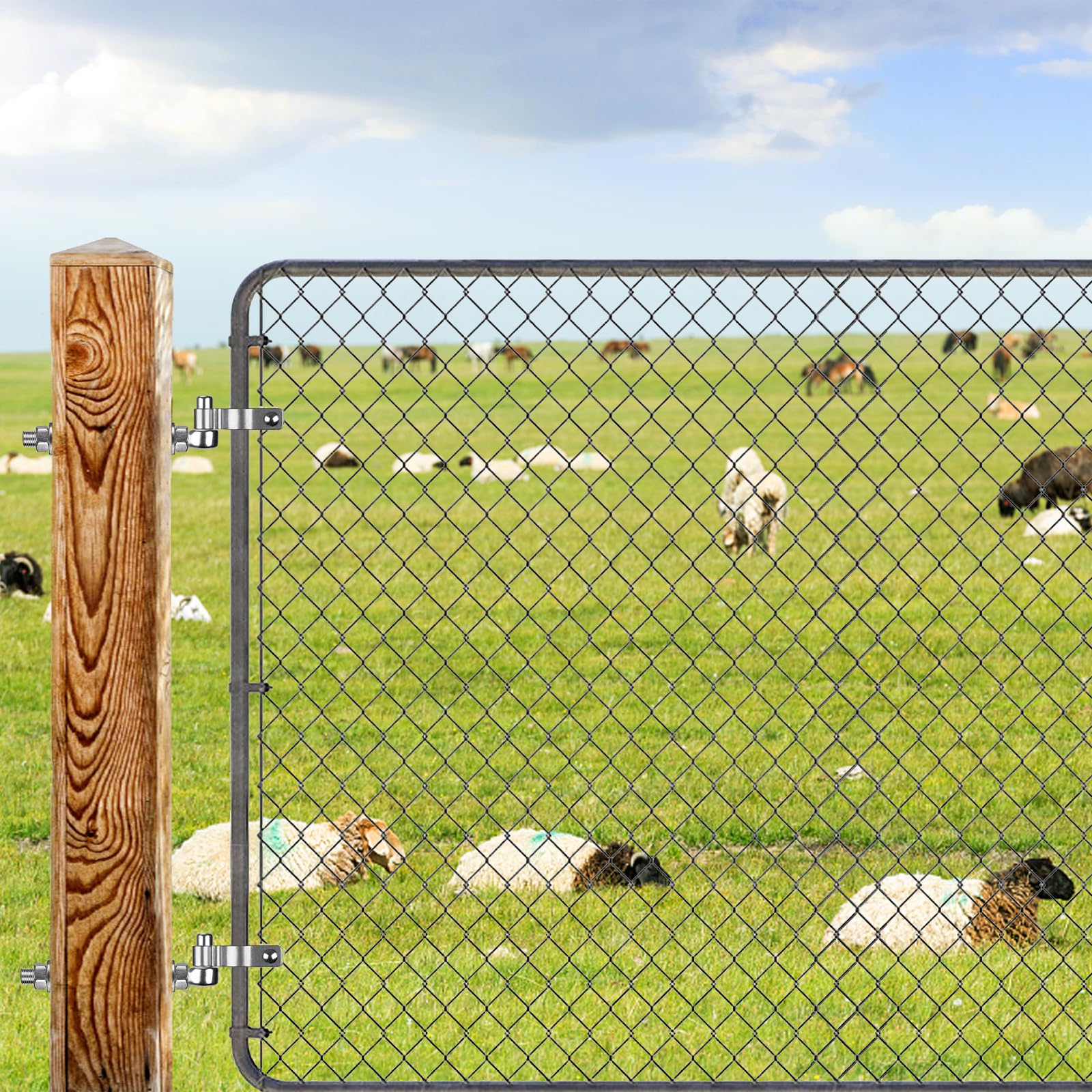 Snapklik.com : J Bolt Gate Hinge, 304 Stainless Steel Farm Gate Hinges ...