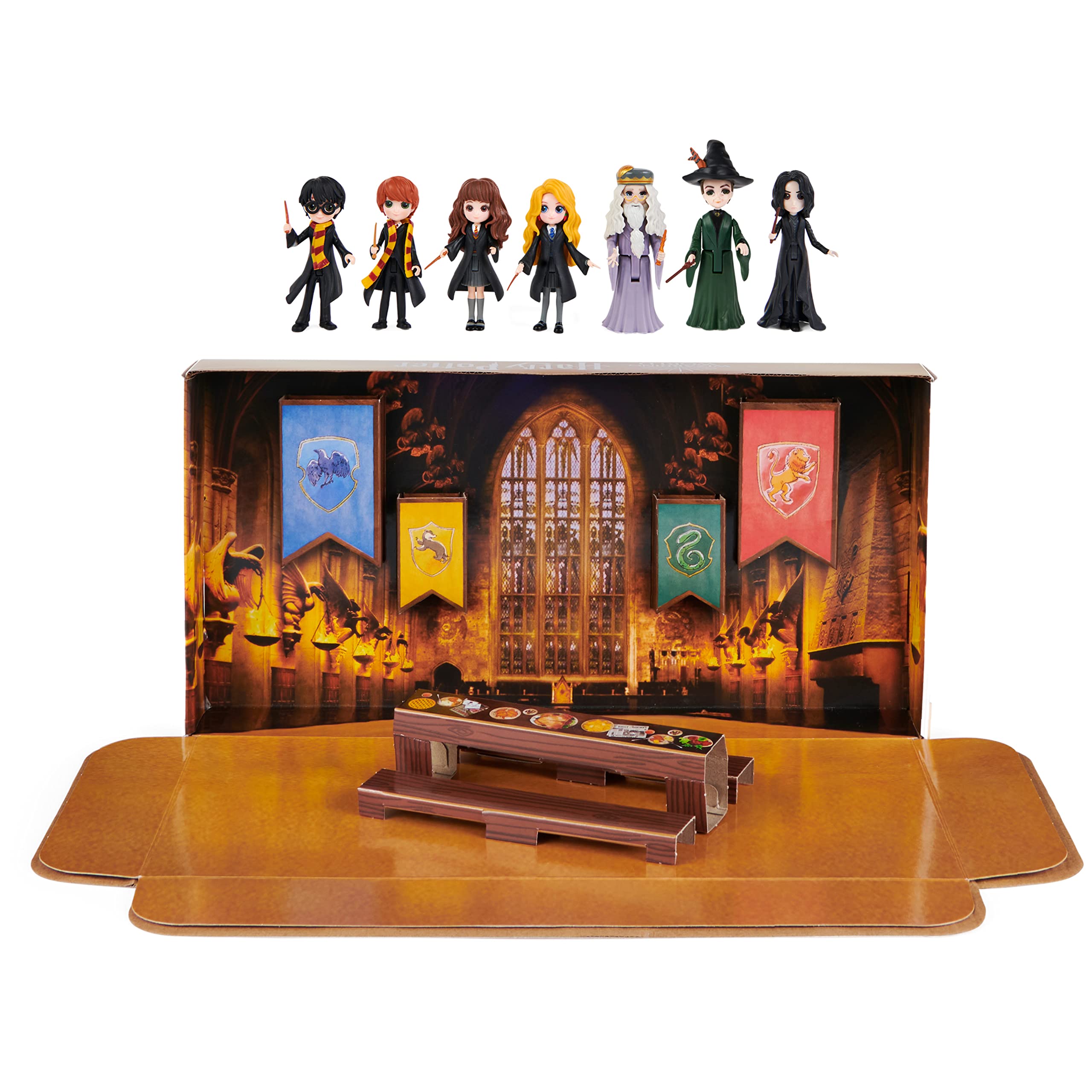 Buy Wizarding World Harry Potter, Magical Minis Collector Set with 7 ...