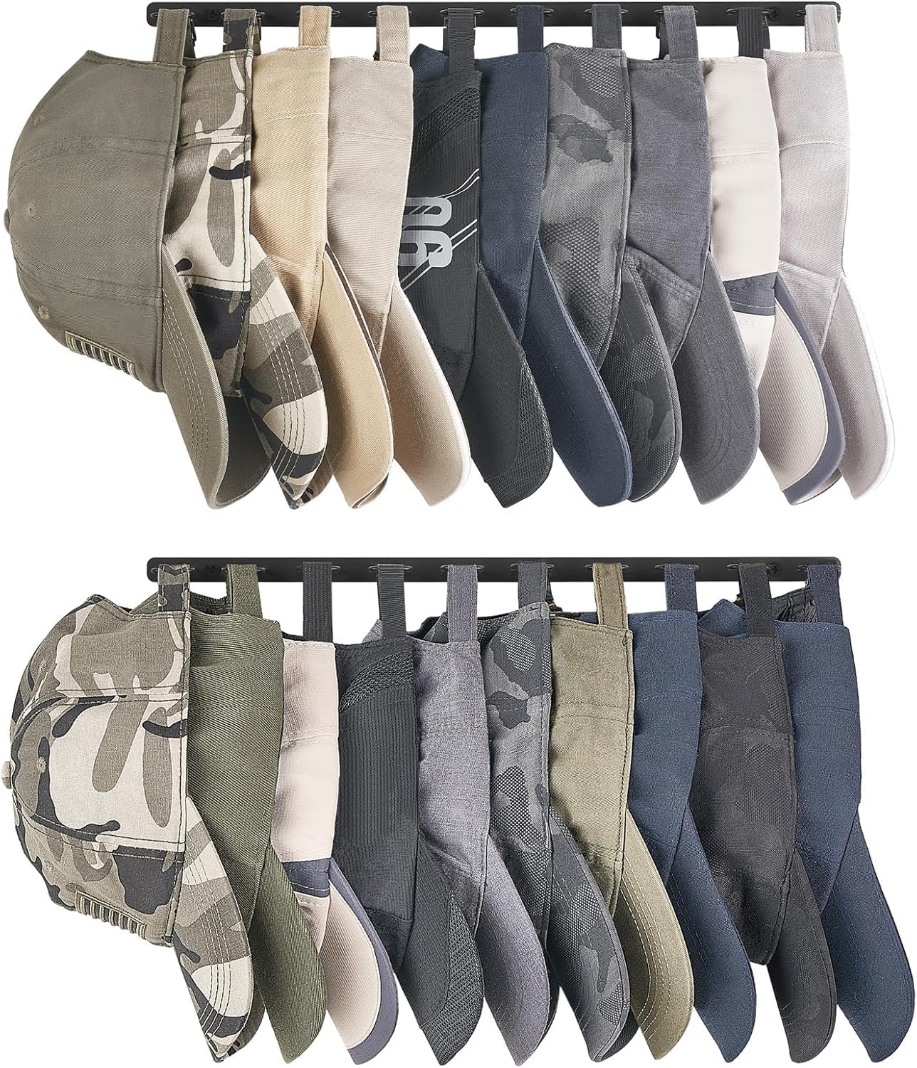 Amazon.com: Mkono Hat Rack for Wall Baseball Cap and Metal Hat Holder ...