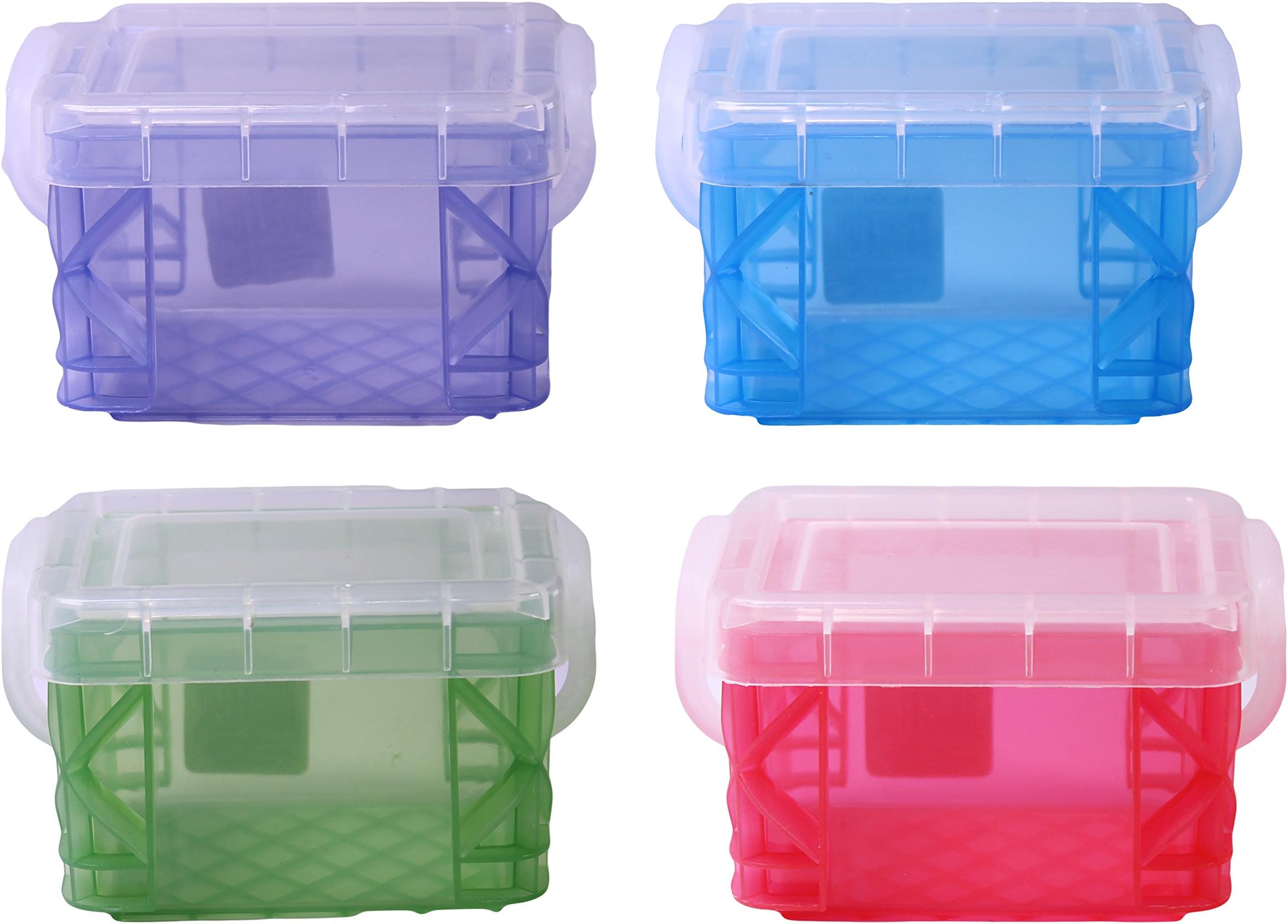 Amazon.com : Super Stacker 4 Pack Pixie Boxes, Multi-Colored : Office ...