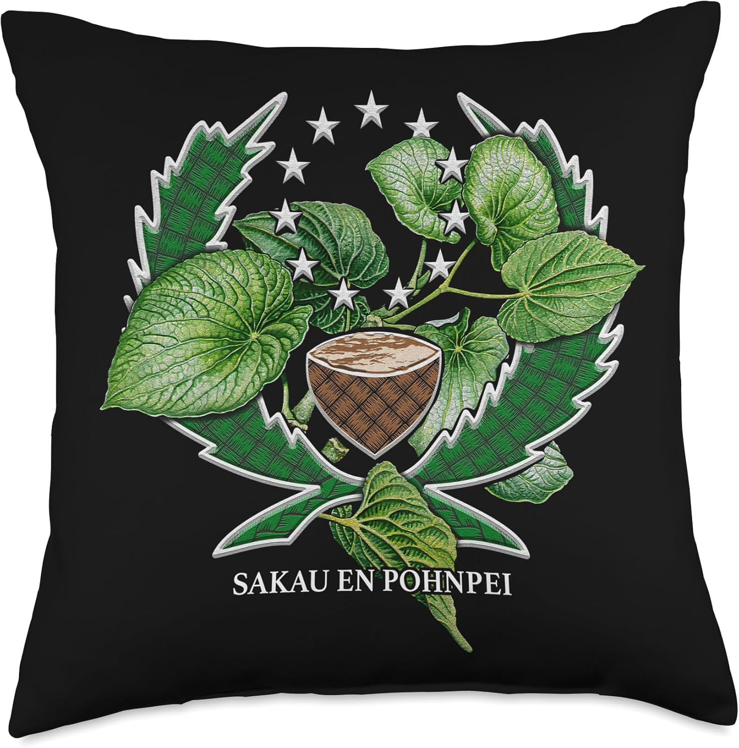 Amazon.com: Micronesia Kava Tee Pohnpei Sakau En Pohnpei, Pohnpeian ...