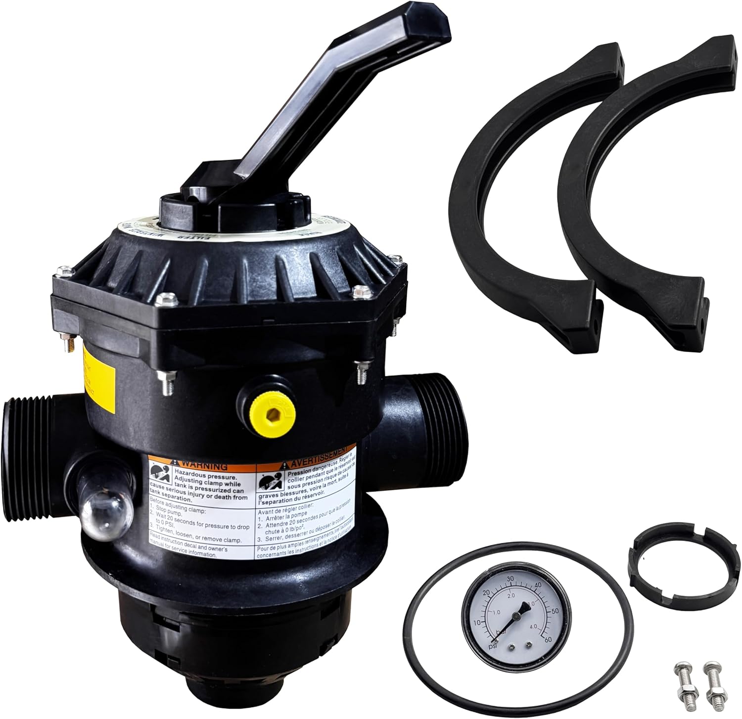 Amazon.com: 262506 Multiport Valve 1-1/2-Inch 6-Way Clamp Style Valve ...