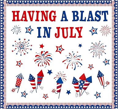 Amazon.com : Harloon Patriotic Bulletin Board Decorations - 149 Pieces ...