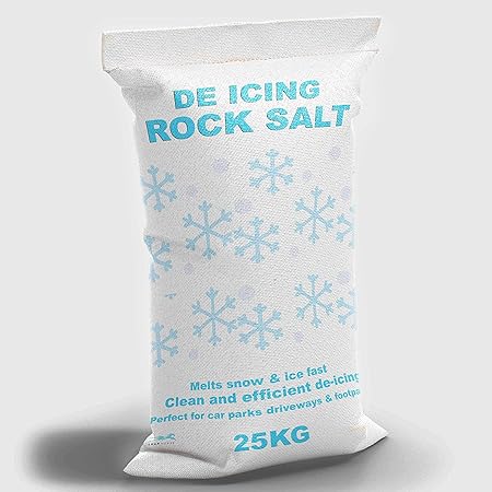 Brown Rock Salt/Grit for ice, snow, melting - 23kg Bag : Amazon.co.uk ...