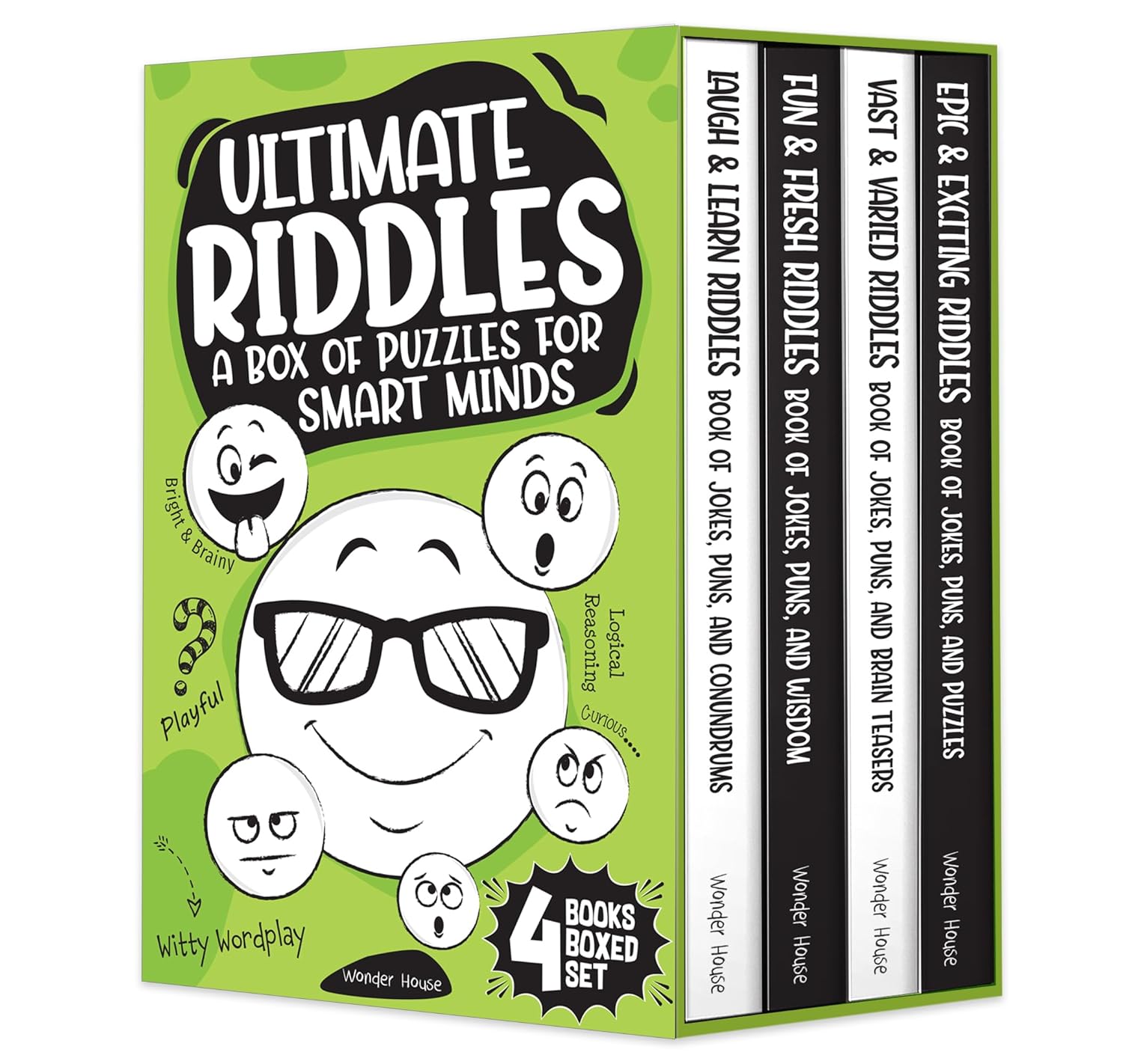 Ultimate Riddles – Boxed Set of 4 Books | 1000+ Clever & Funny Brain ...