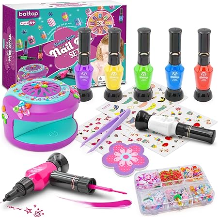 Amazon.com: Amagoing Nail Polish Kit for Girls, Unique Nail Art Studio ...