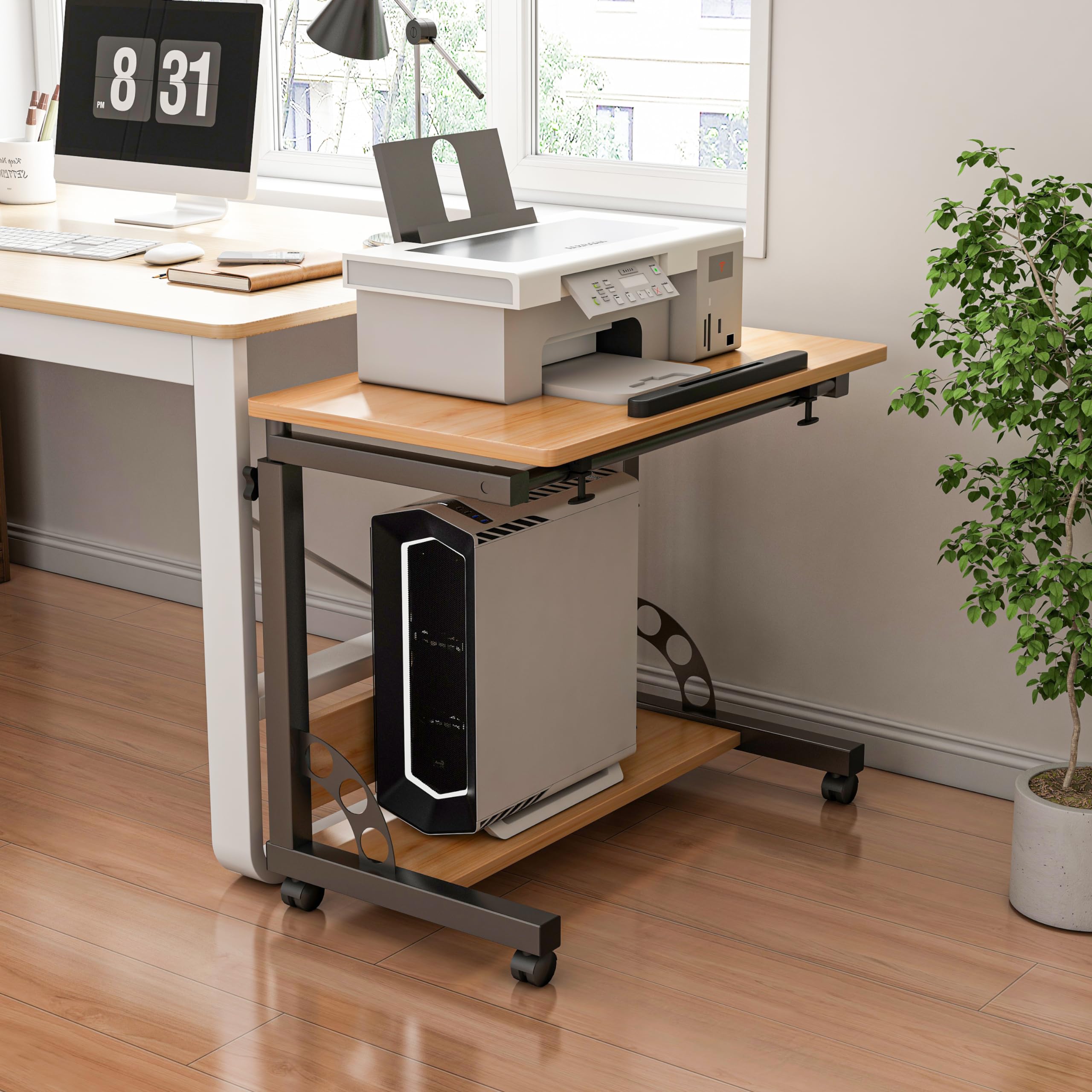 Snapklik.com : Bed Desk, Adjustable Standing Desk Rolling Computer Cart ...