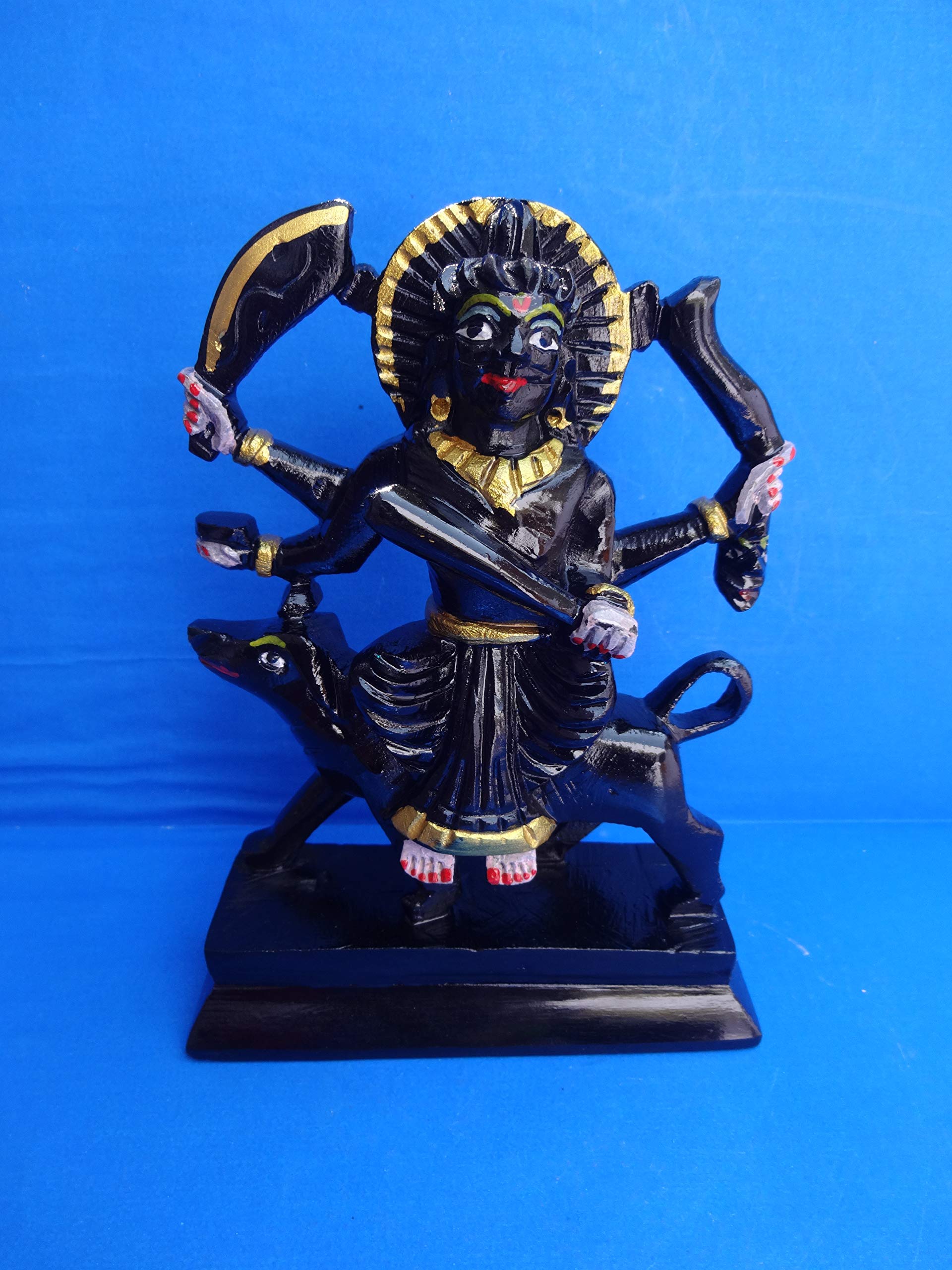 Lord Kaal Bhairava Hindu Deity God Religious Statue Soapstone Kal ...
