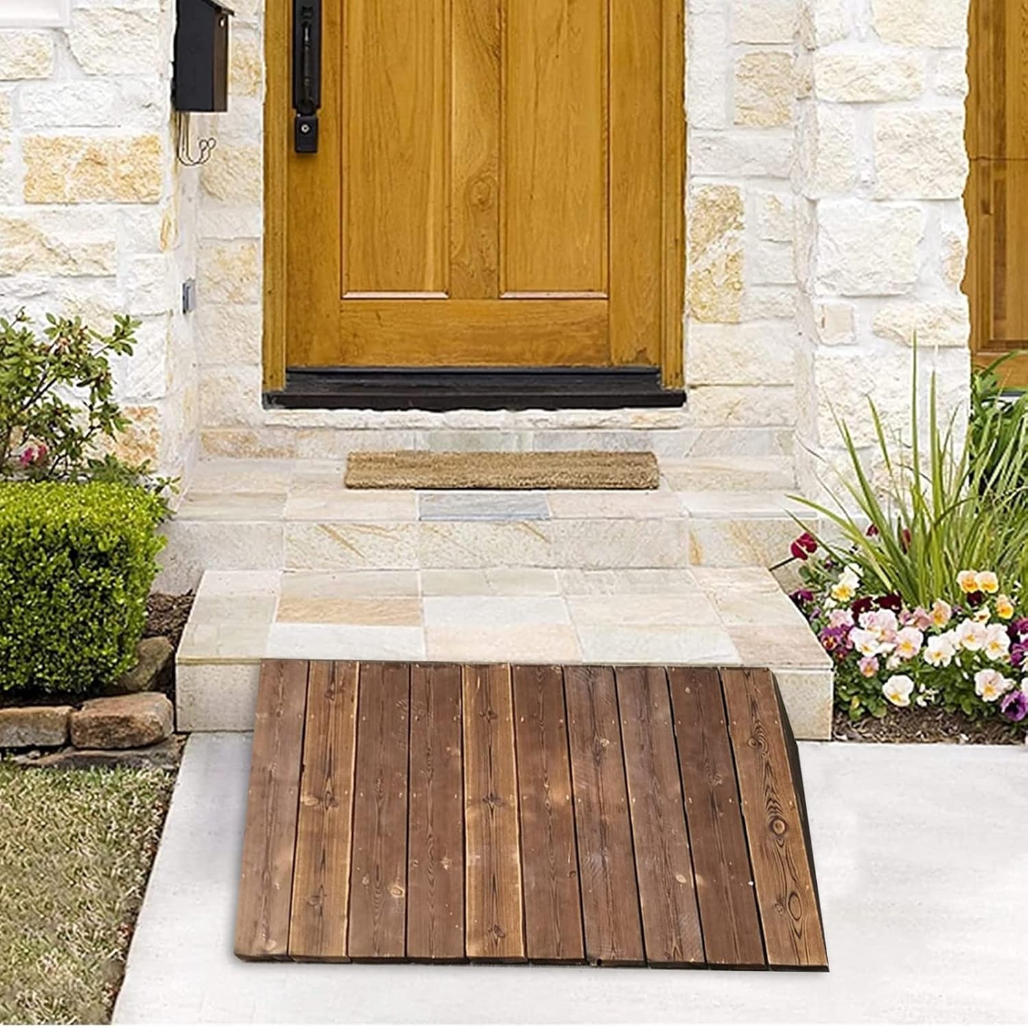 Amazon.com - Loading Ramps , Threshold Ramp, 2 4 6 Inch Rise Entry Ramp ...