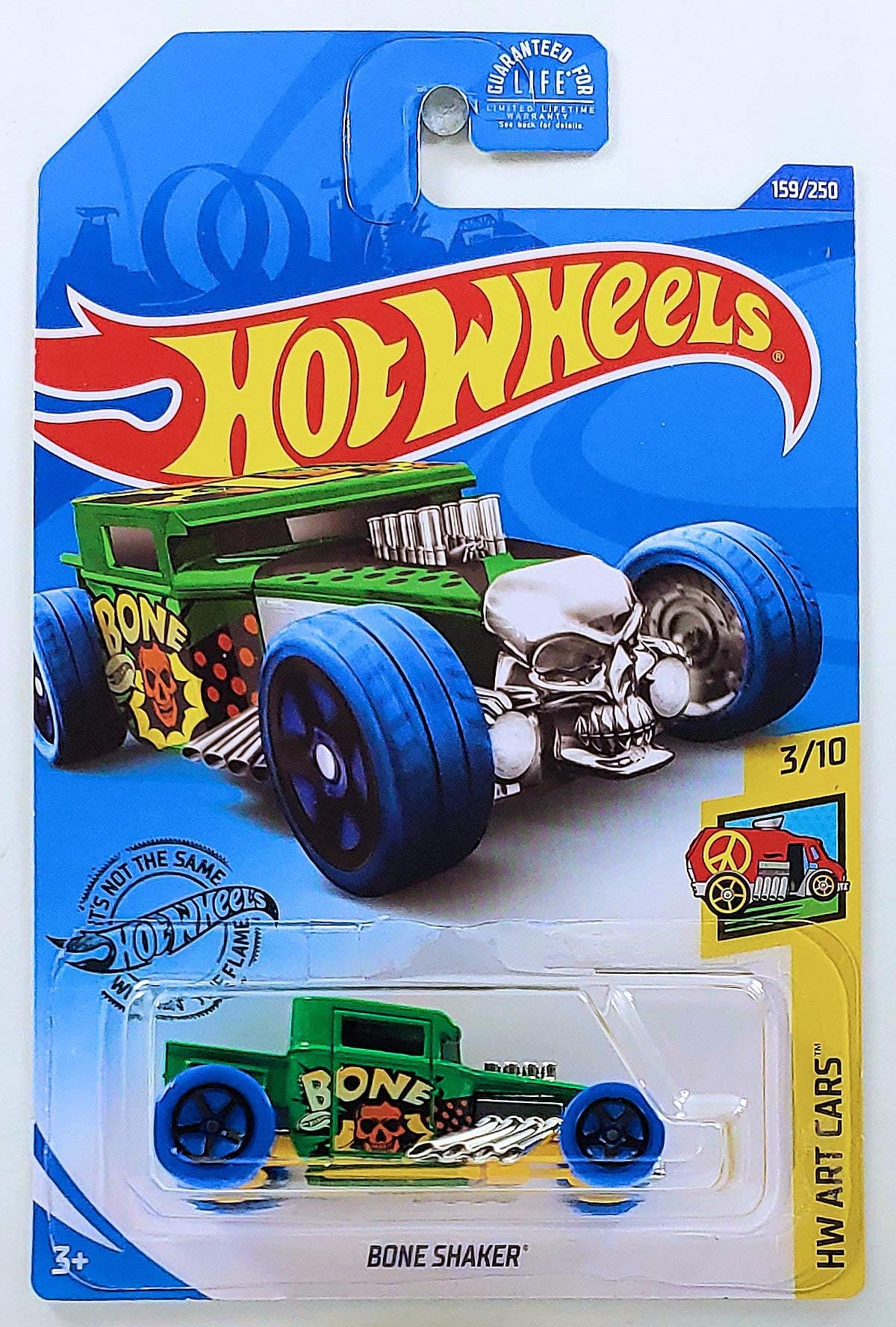 Hot Wheels Bone Shaker HW Track Champs Ages 3 and Up (White) : Amazon ...