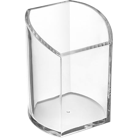 OSCO Clear Acrylic Pen Pot : Amazon.co.uk: Stationery & Office Supplies