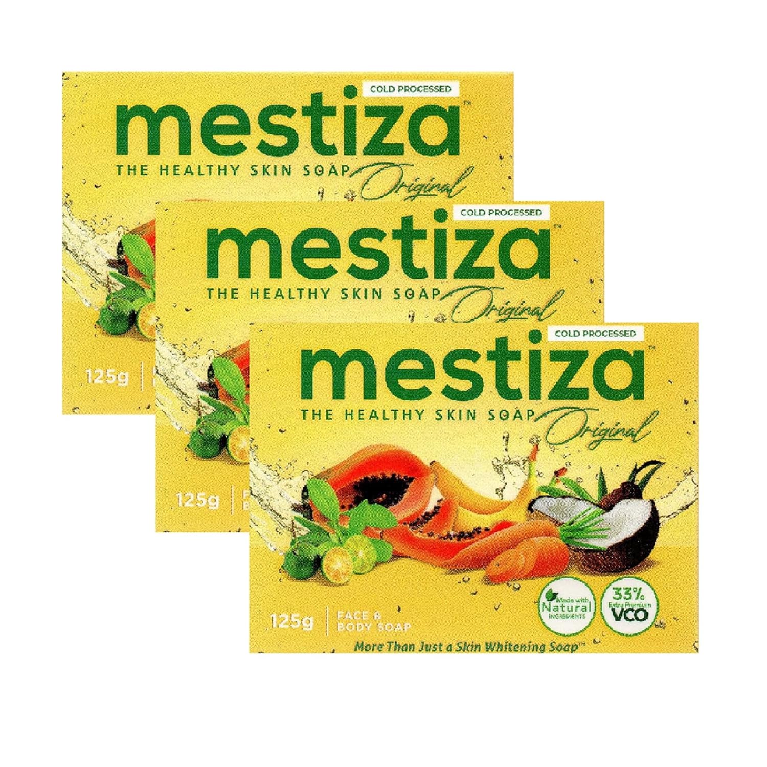 Amazon.com : Mestiza Original Soap 125g (Pack of 3) : Beauty & Personal ...