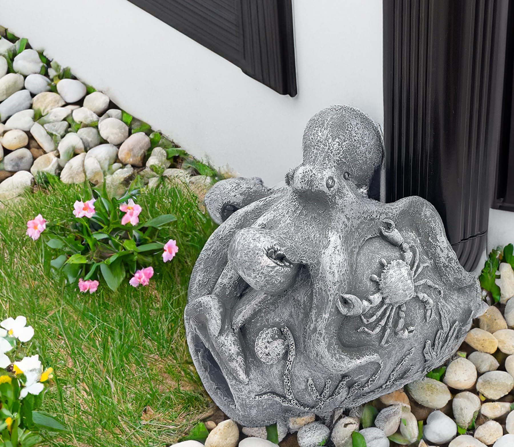 Snapklik.com : Funny Octopus Sculpture Gutter Downspout Extender,Garden ...
