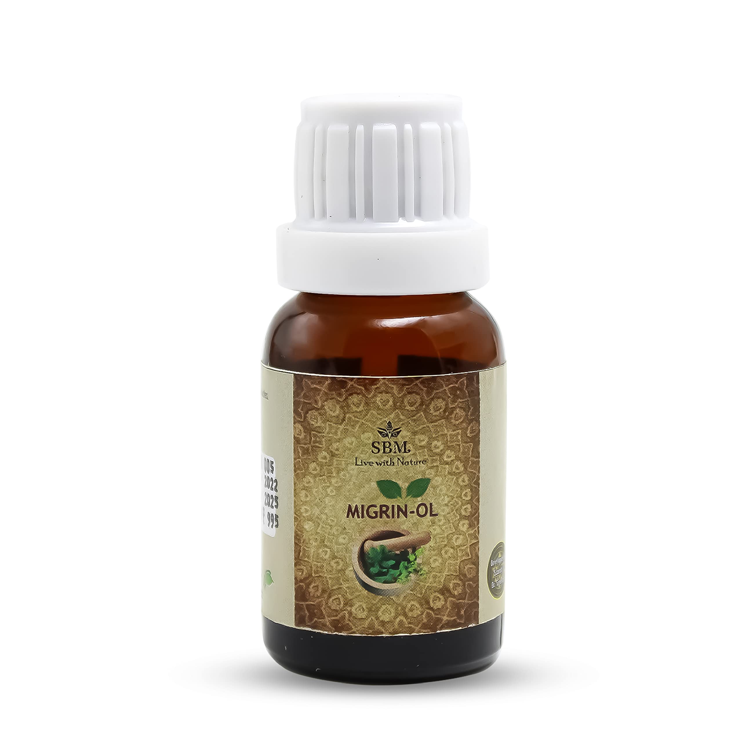 Buy SBM Ayur MIGRIN-OL Ayurvedic Oil with Natural Ingredients 13 ml ...