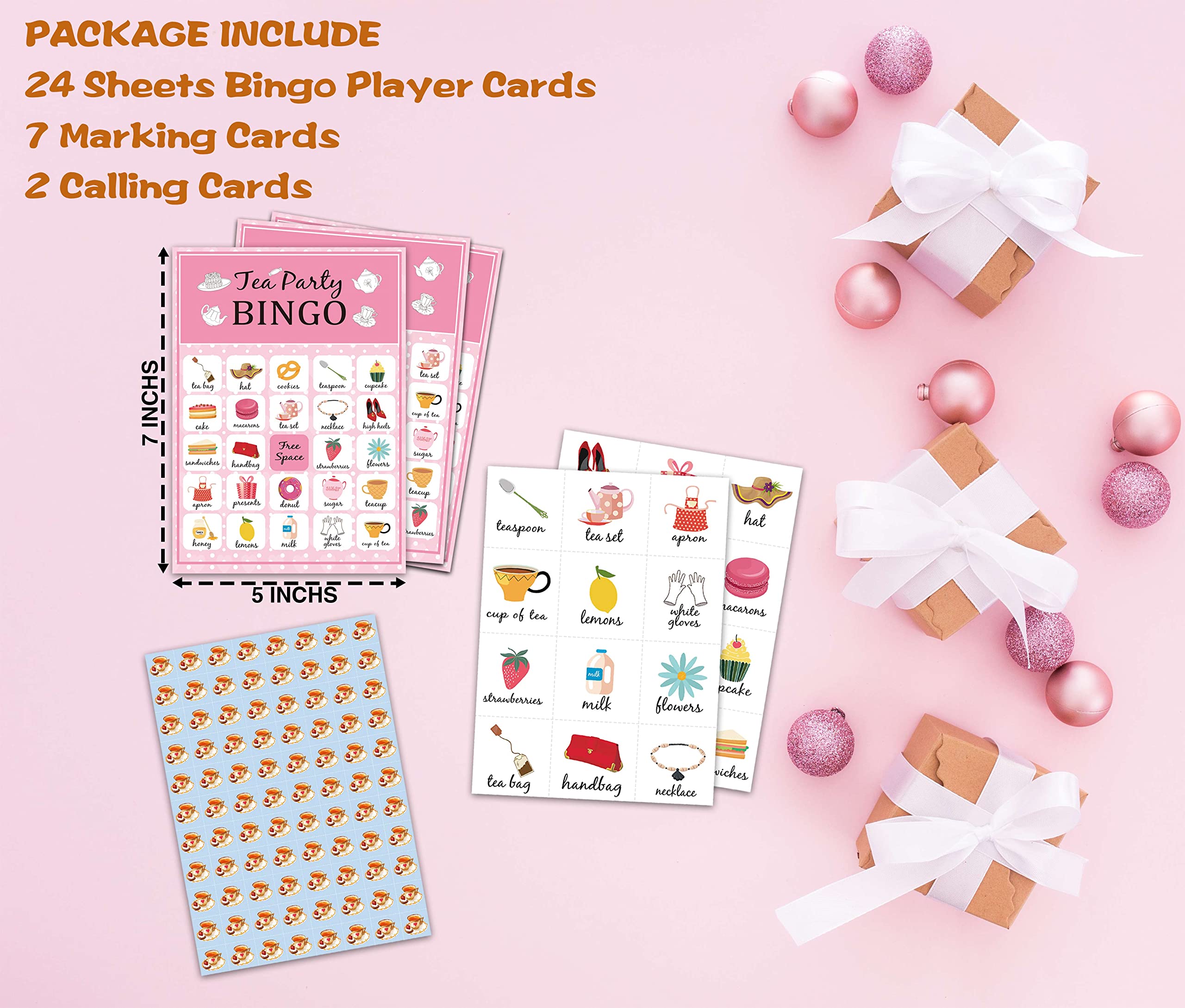 Bingo De La Fiesta Del Té Para Imprimir