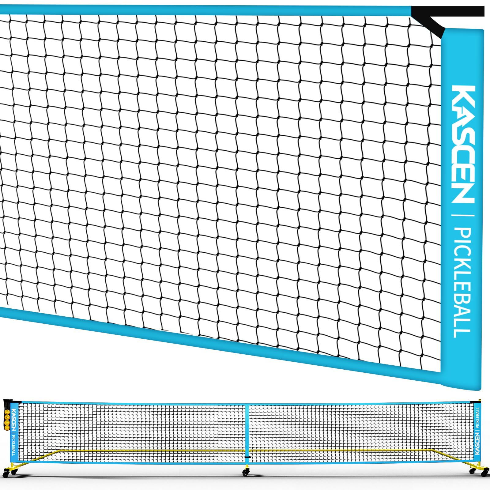 Snapklik.com : KASCEN 22FT Portable Pickleball Net For Driveway ...