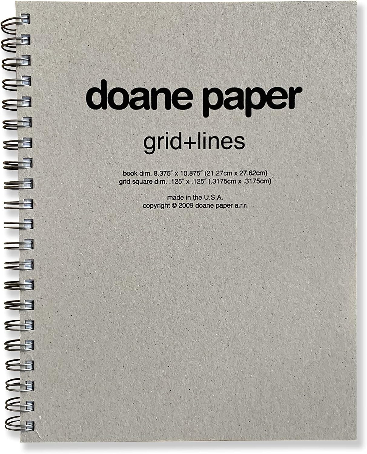 Amazon.com : Doane Paper Grid + Lines Large Spiral Notebook Idea ...