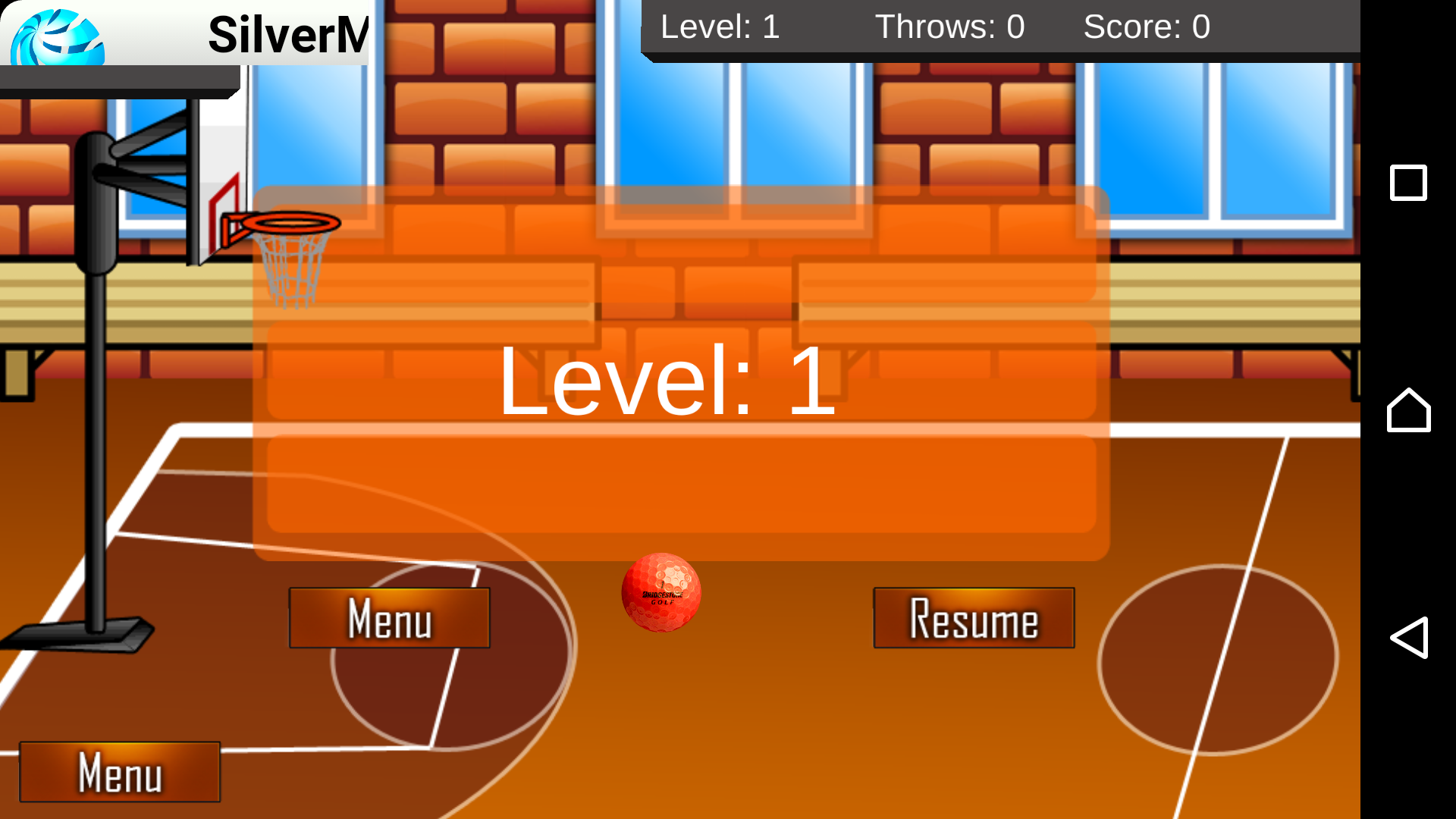 Throw Basketball v3 - App on Amazon Appstore