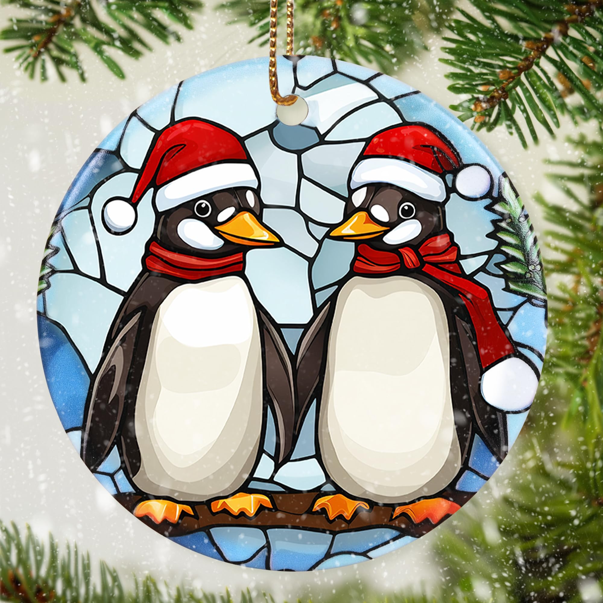 Amazon.com: Christmas Penguin Ornaments, Dodosky Christmas Ornament ...