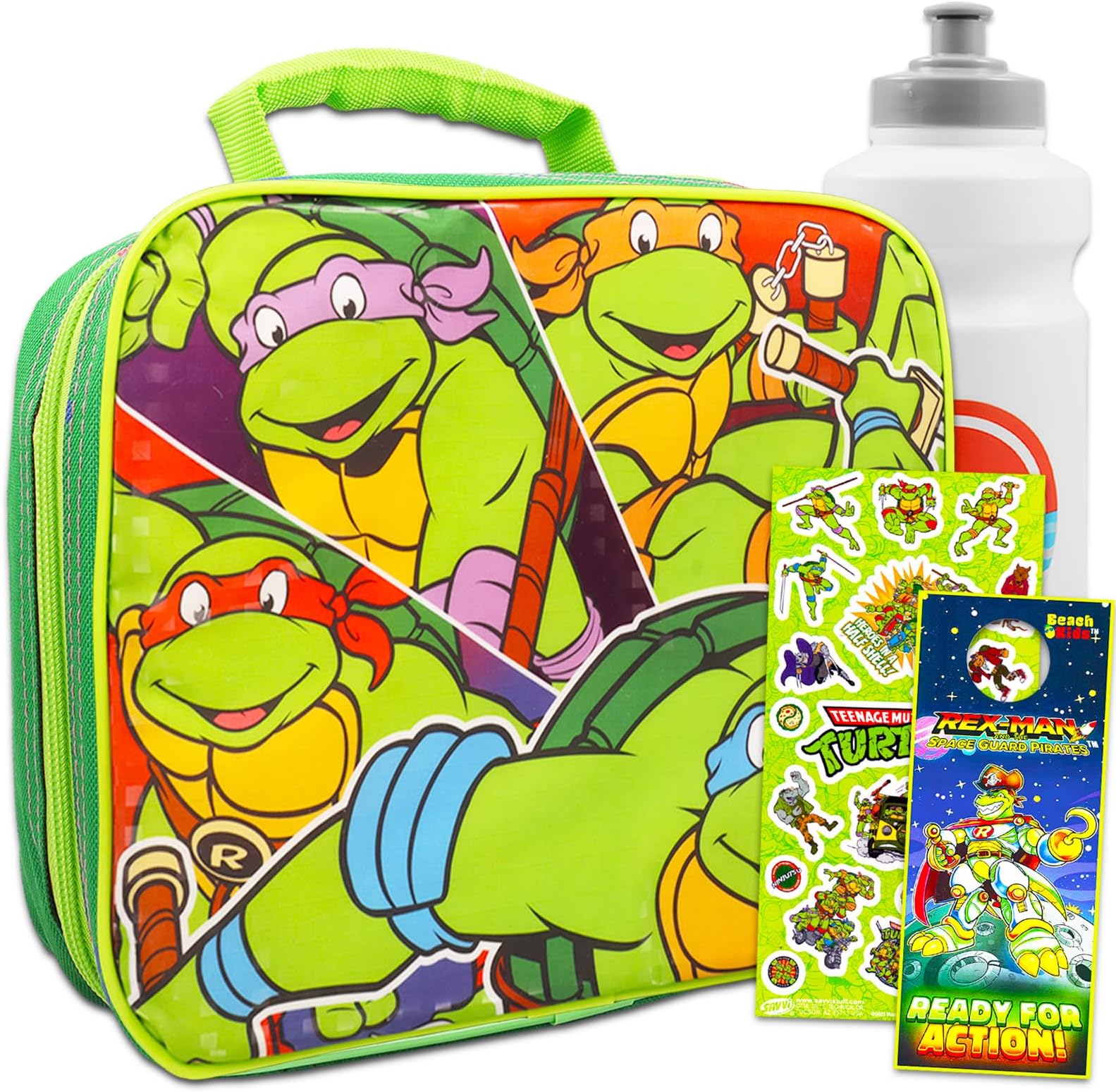 Amazon.com: Teenage Mutant Ninja Turtles Lunch Bag for Boys Set ...