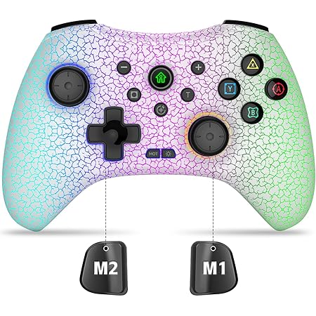 Diswoe Controller für Switch/Switch Lite/Switch OLED, Wireless Pro ...