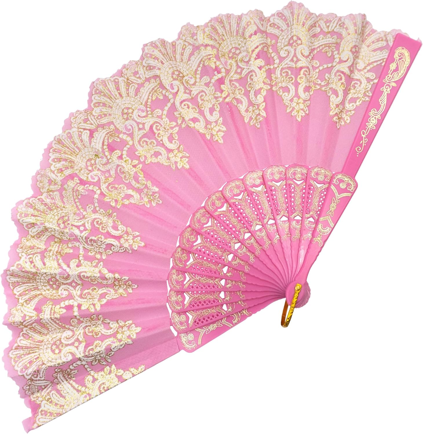 Amazon.com: EOSAU Handheld Chinese Folding Fan Hand Fans for Women ...