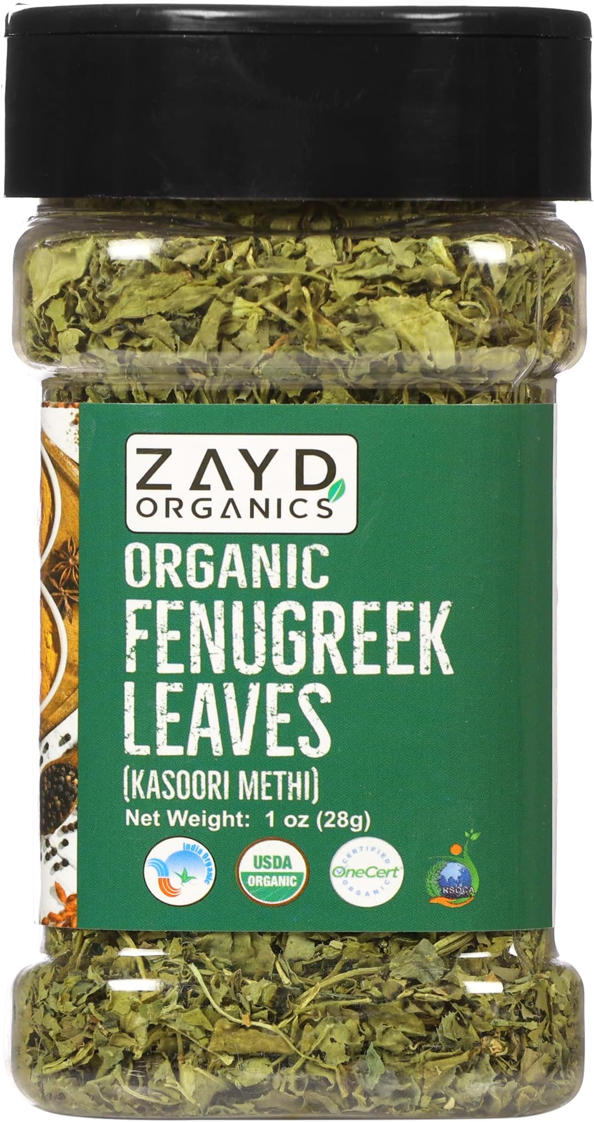 Amazon.com : Zayd Organic Kasuri Methi, Organic Kasoori Methi, Organic ...