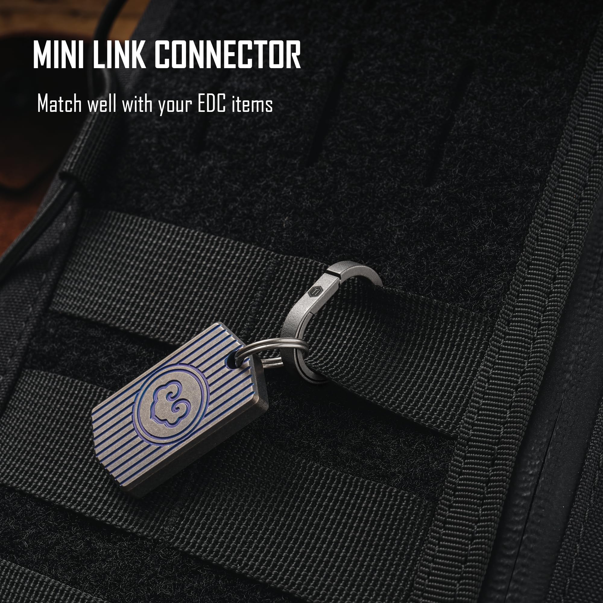 Snapklik.com : KeyUnity KA31SW Titanium Side-Opening Oval Key Ring ...