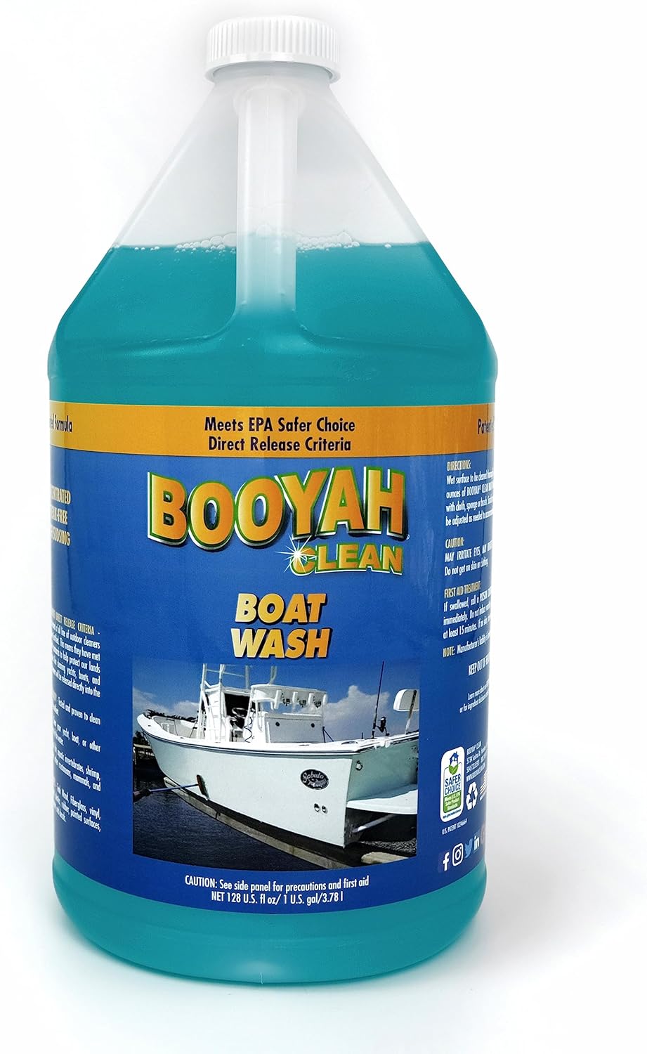Amazon.com: BooYah Clean Boat Wash – Only 4oz Per Gallon Super ...