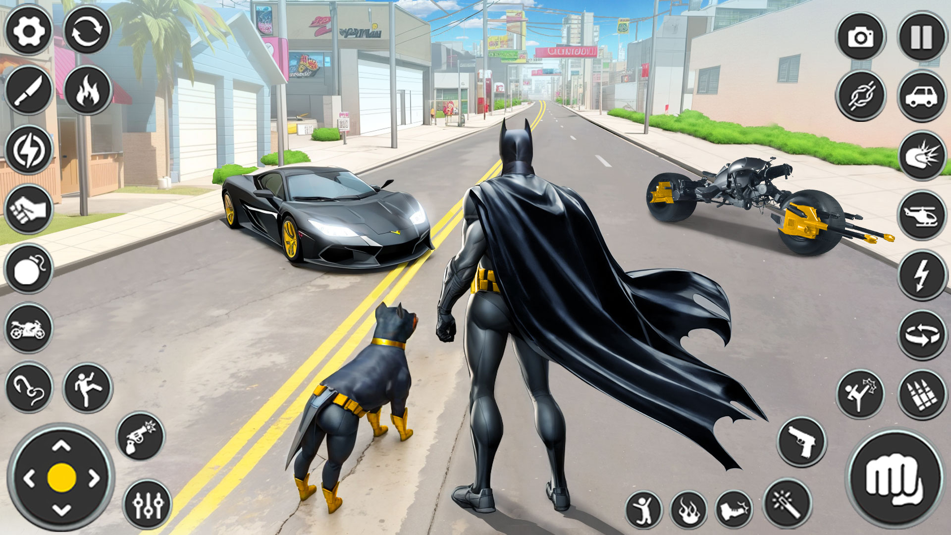 Bat Rope Hero Vice Town : Rope Hero Vice Town Bat Game : Bat Gangster ...