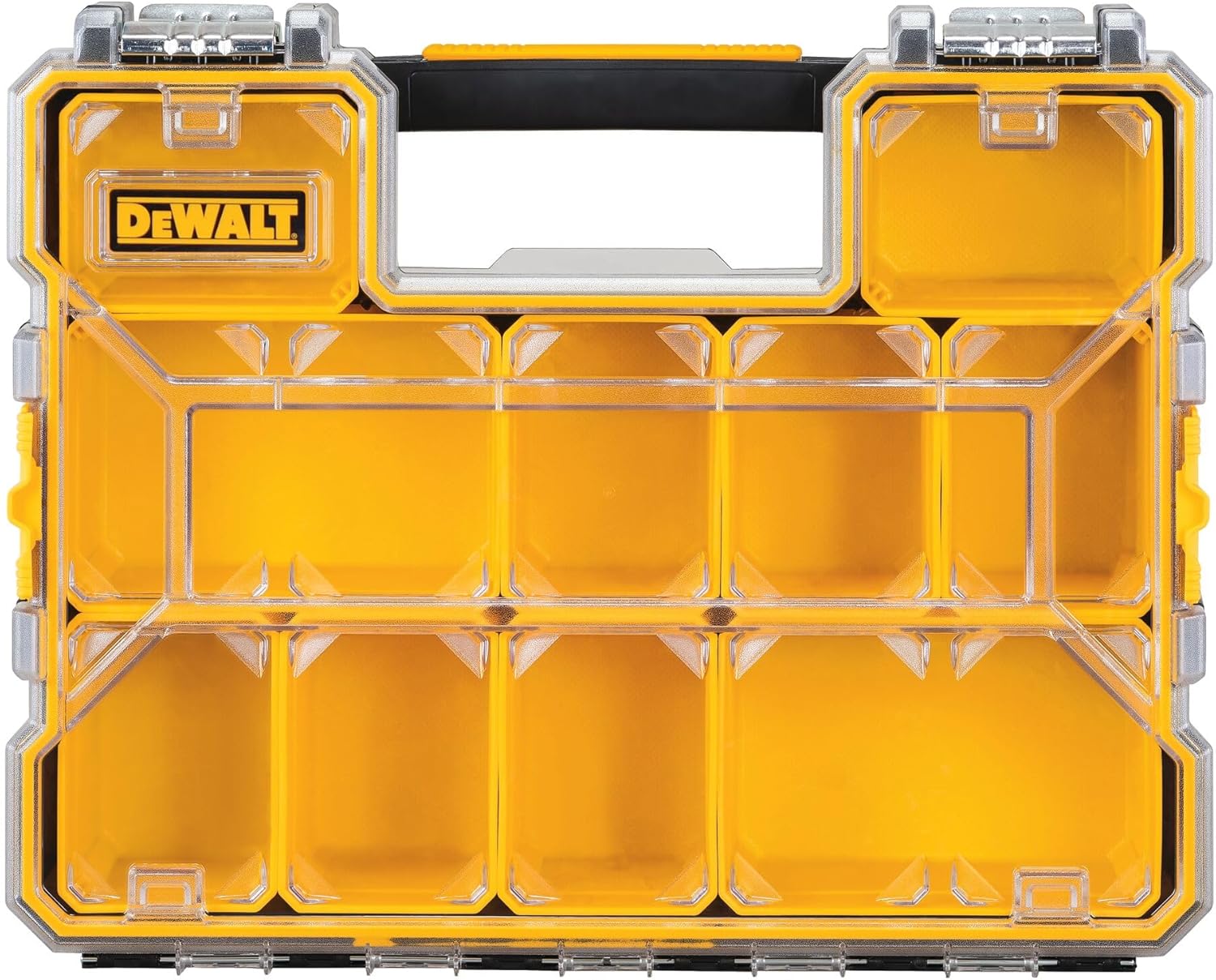 DEWALT Organizer Box With Dividers, Metal Latch, 10-Compartment ...