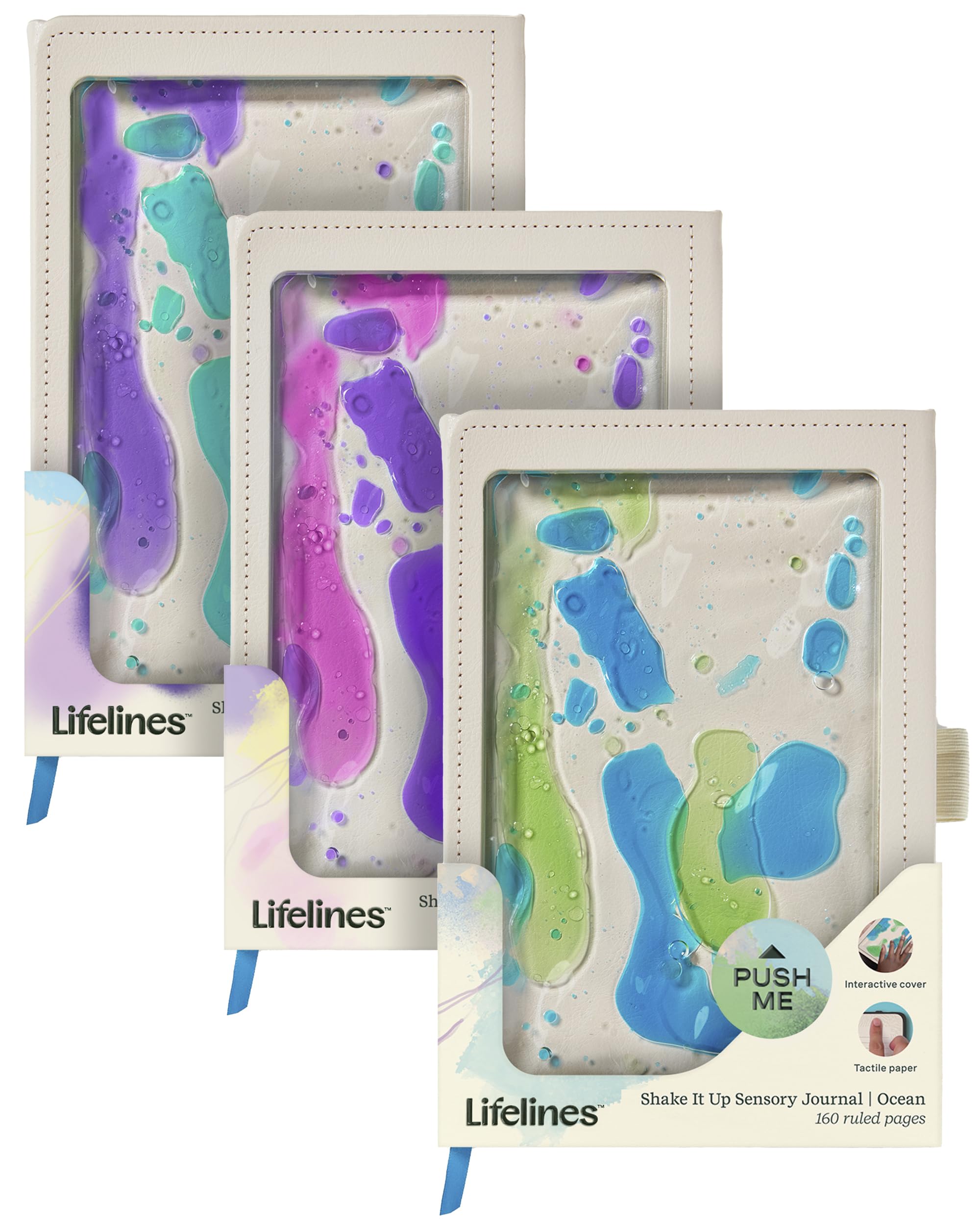 Amazon.com : Lifelines Sensory Journal, 3-Pack Shake It Up Bundle ...