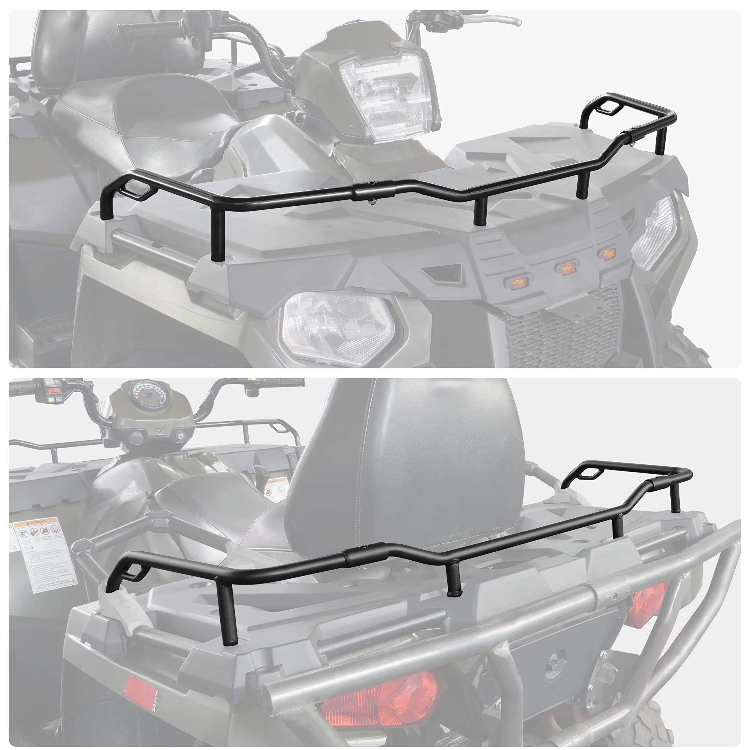 Amazon.com: SAUTVS Front & Rear Rack Extender for Polaris Sportsman 570 ...