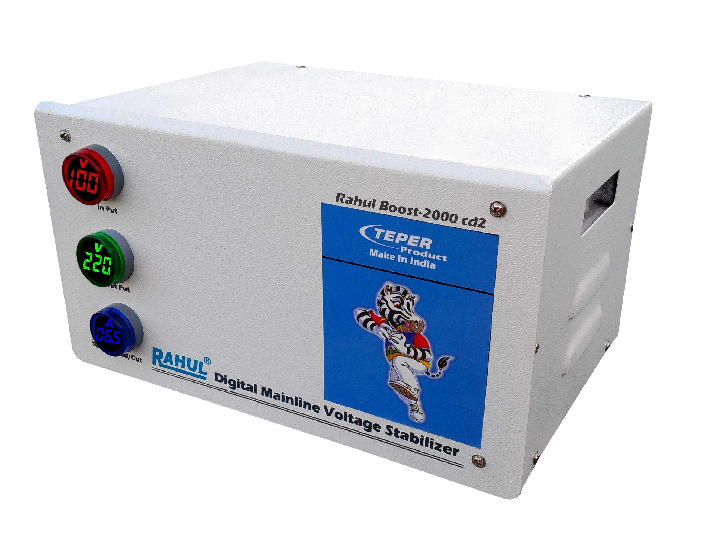 Buy Rahul Boost-2000 cd2 Kva/8 Amp,100-280 Volt,5 Booster, Use a ...