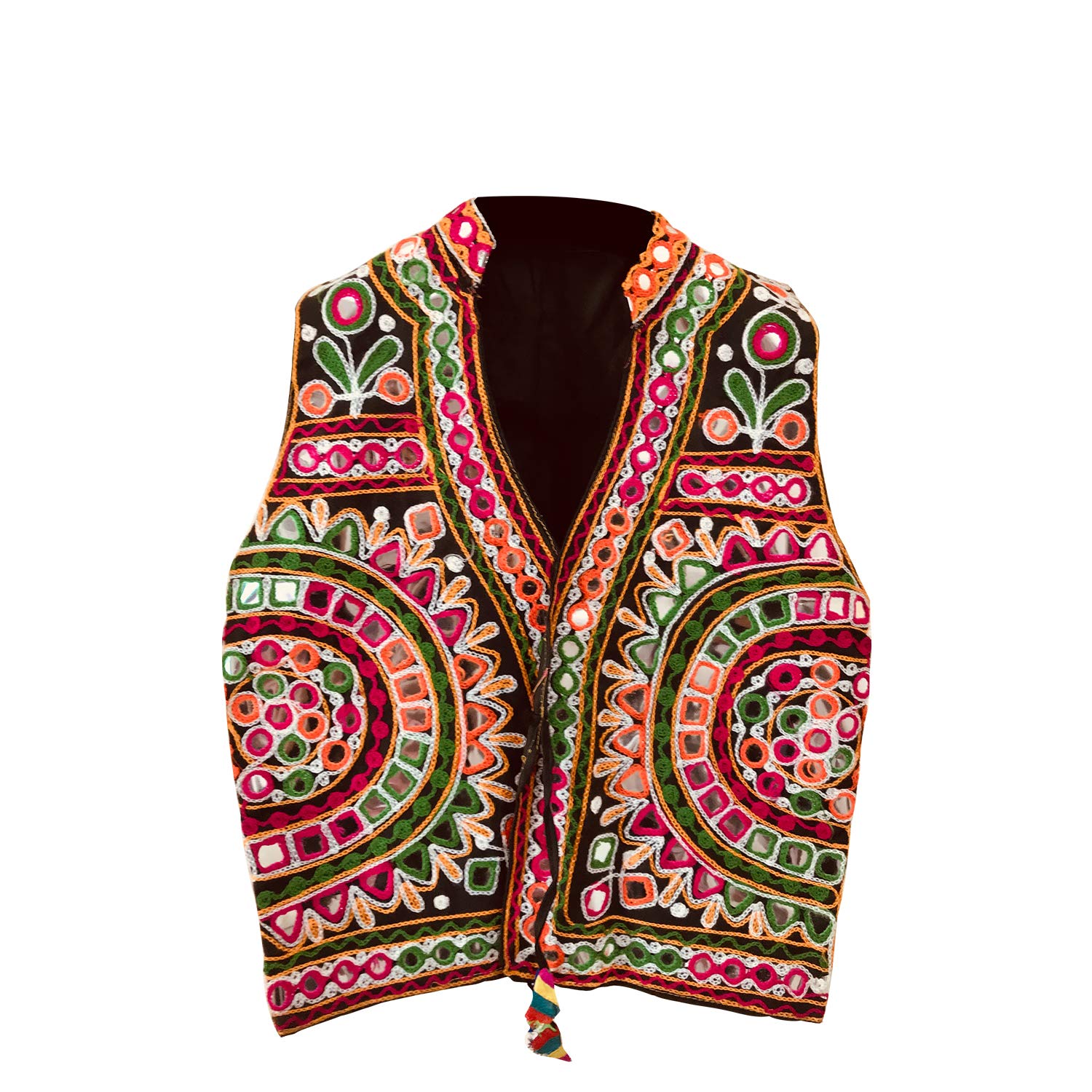 Buy SrI Krishna CULTURE Women's Embroidered Ethnic Kutch Work Jacket ...