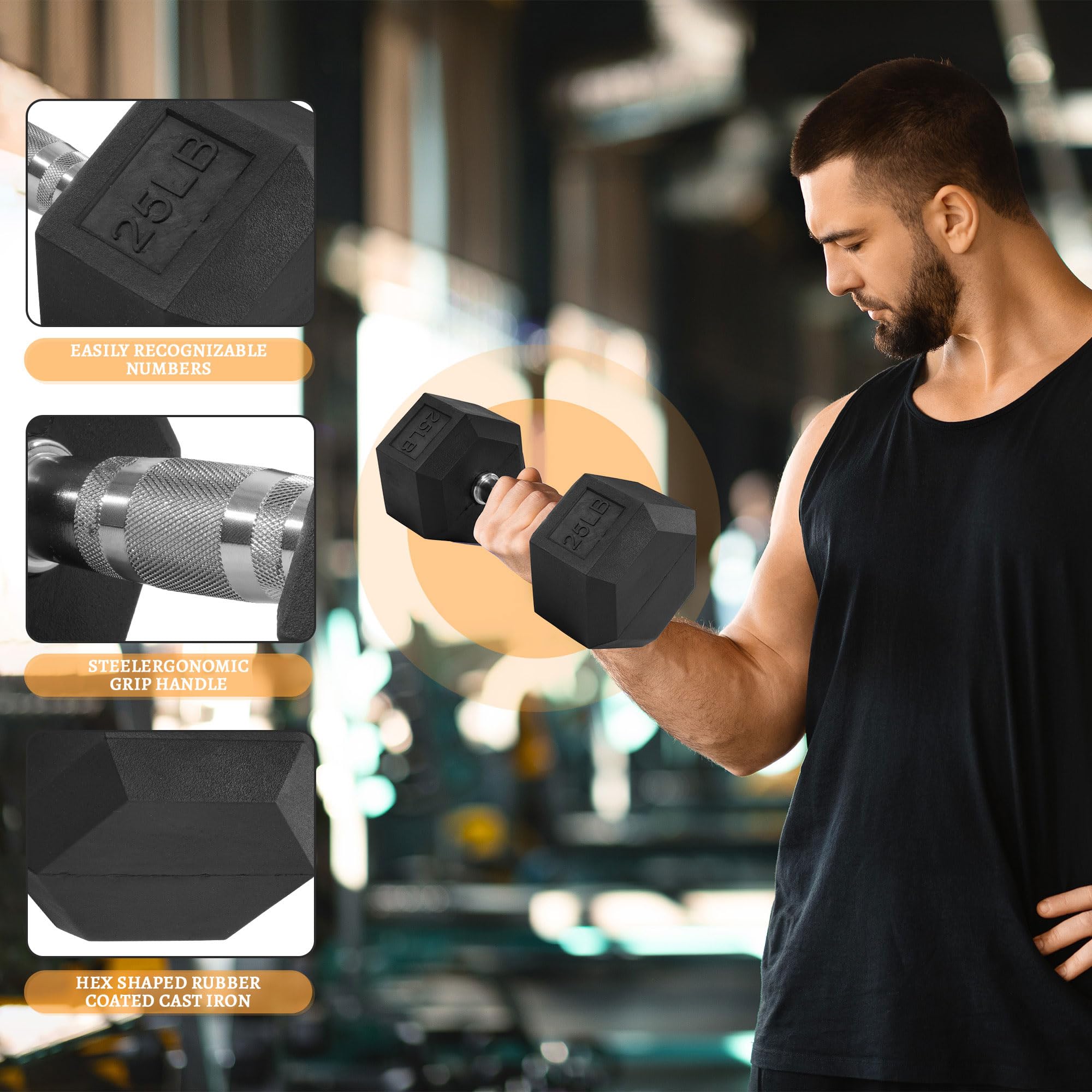 Snapklik.com : BalanceFrom Dumbbell Set