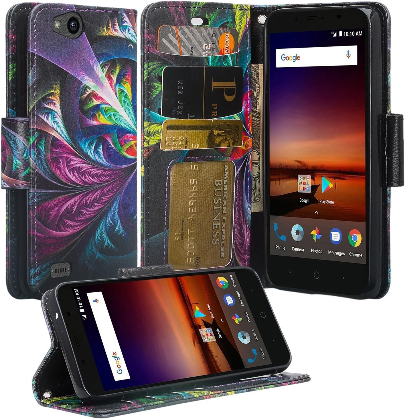 Amazon.com: Phonelicious Wallet Case Series for ZTE Zfive G C ZTE ...