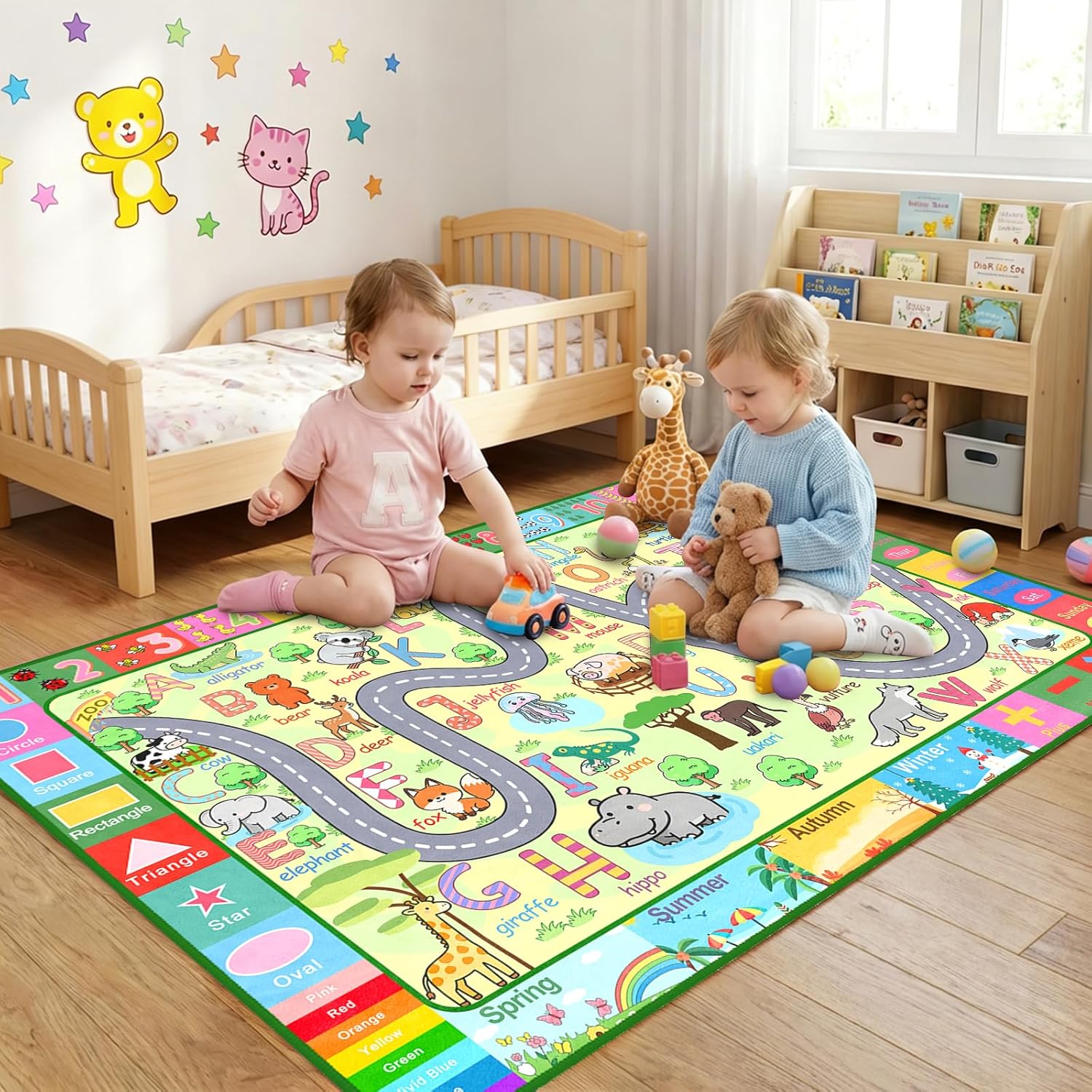 Amazon.com: Road Map Carpet - 2.5x4 Feet Kids Rugs for Playroom Car ...