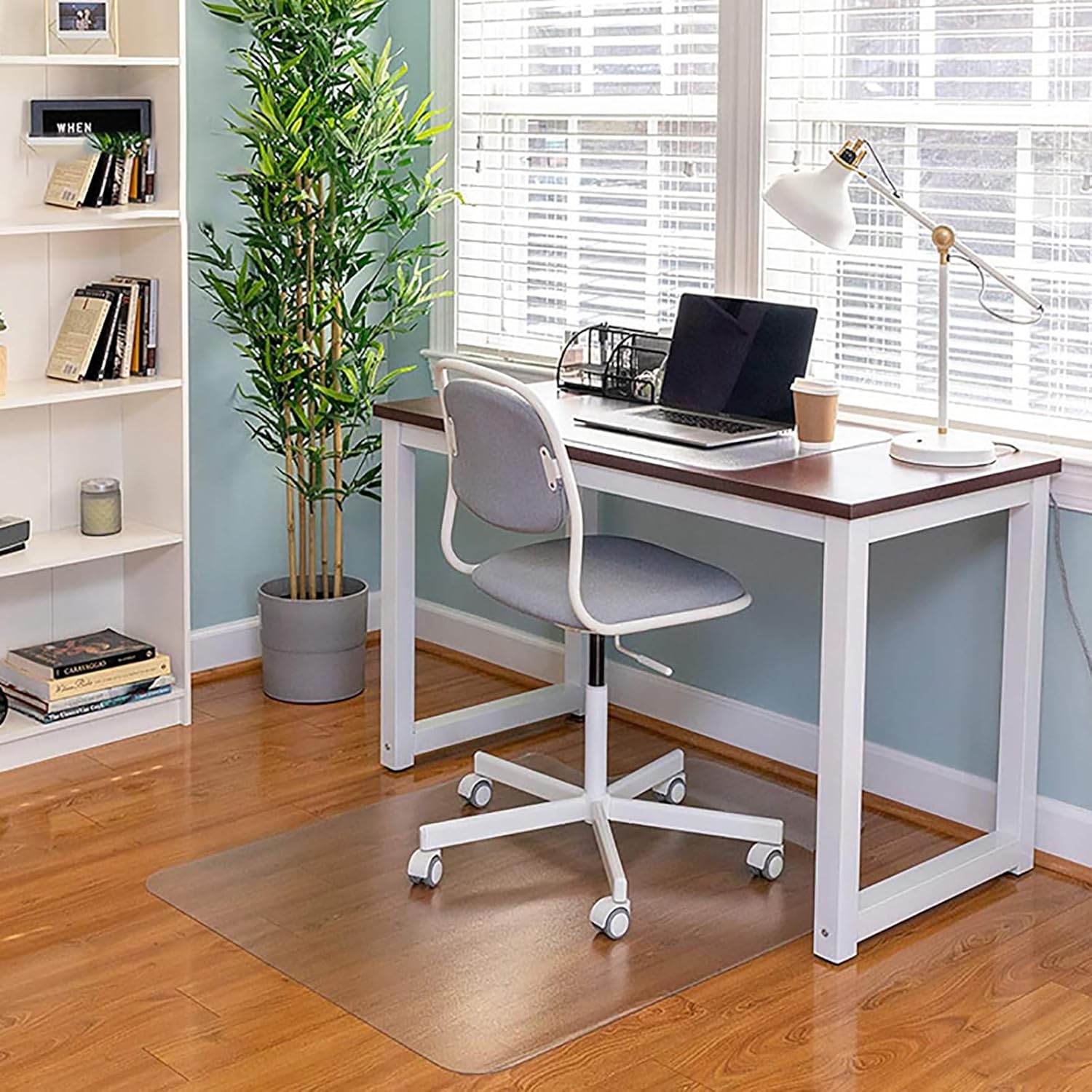 Amazon.com : Plastic Floor Mat, Office Mats for Rolling Chairs, Large ...